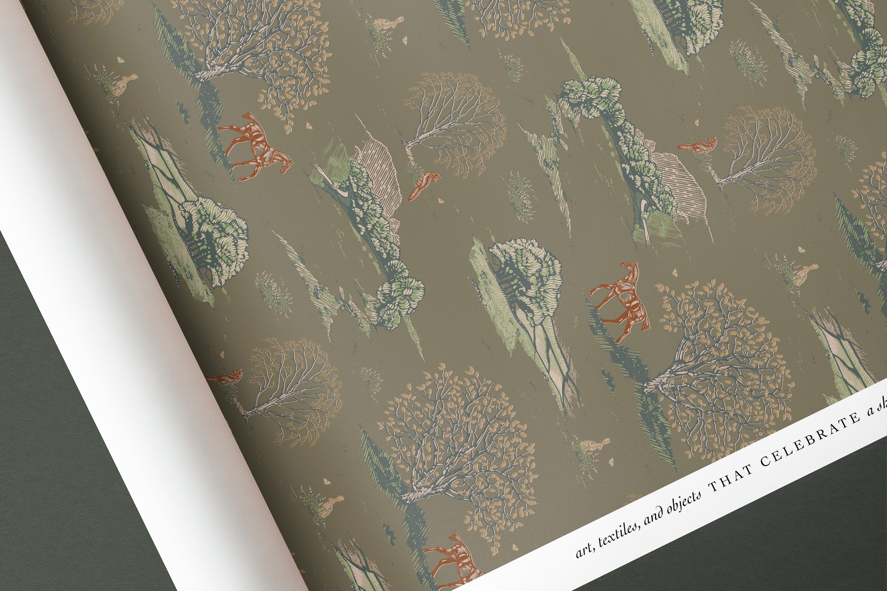 Bespoke English Countryside Equestrian Wallpaper: Behind the Scenes ...
