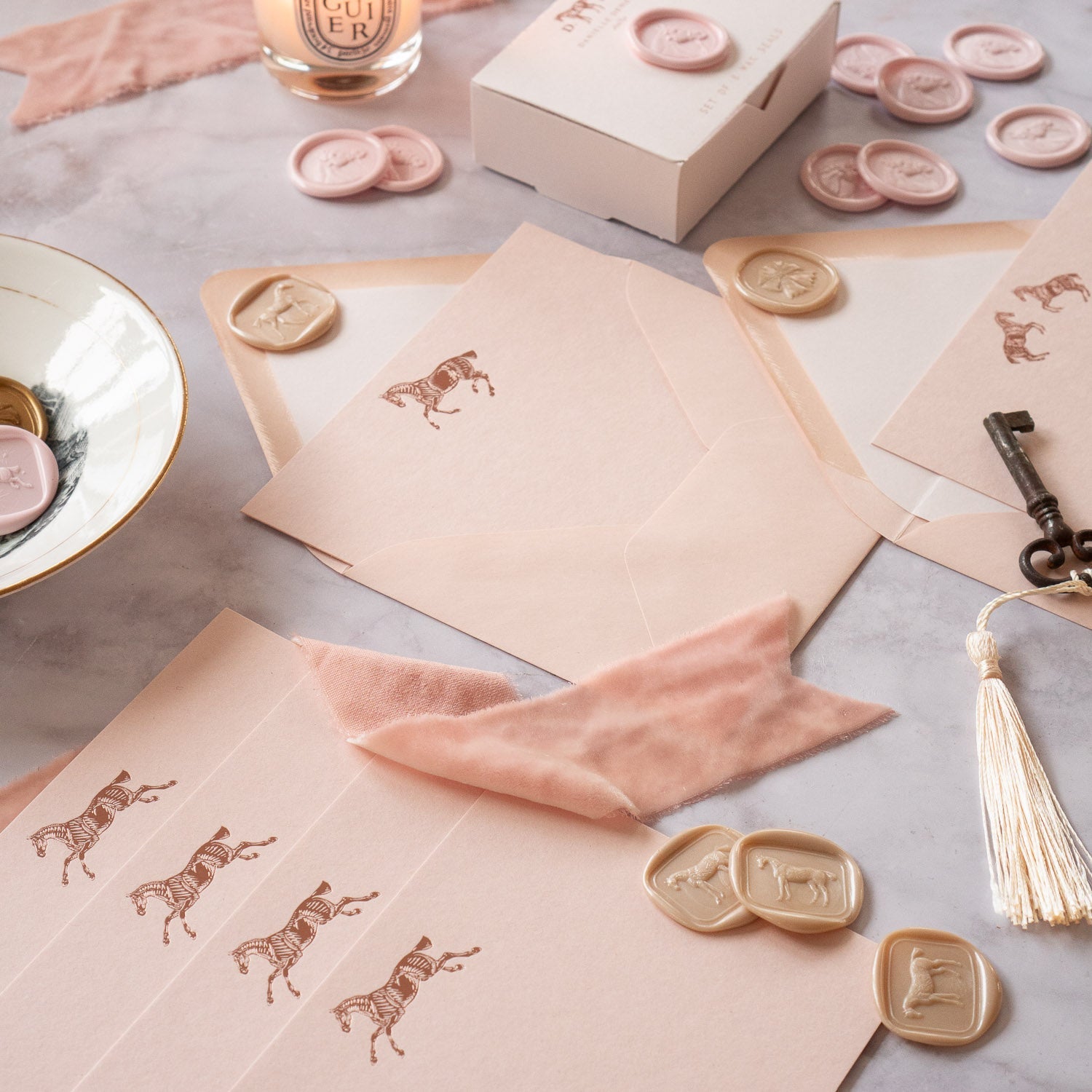 "Frolic" Horse Motif Stationery Collection – Danielle Demers Studio